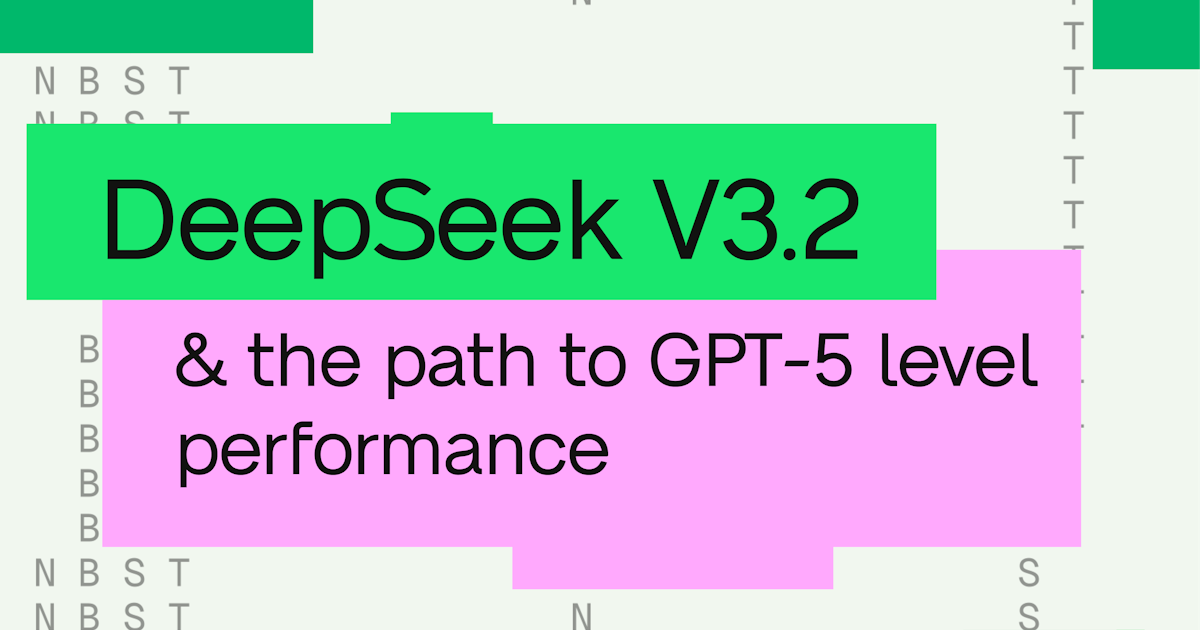 DeepSeek V3.2's path to GPT-5-level performance: sparse attention, RL ...