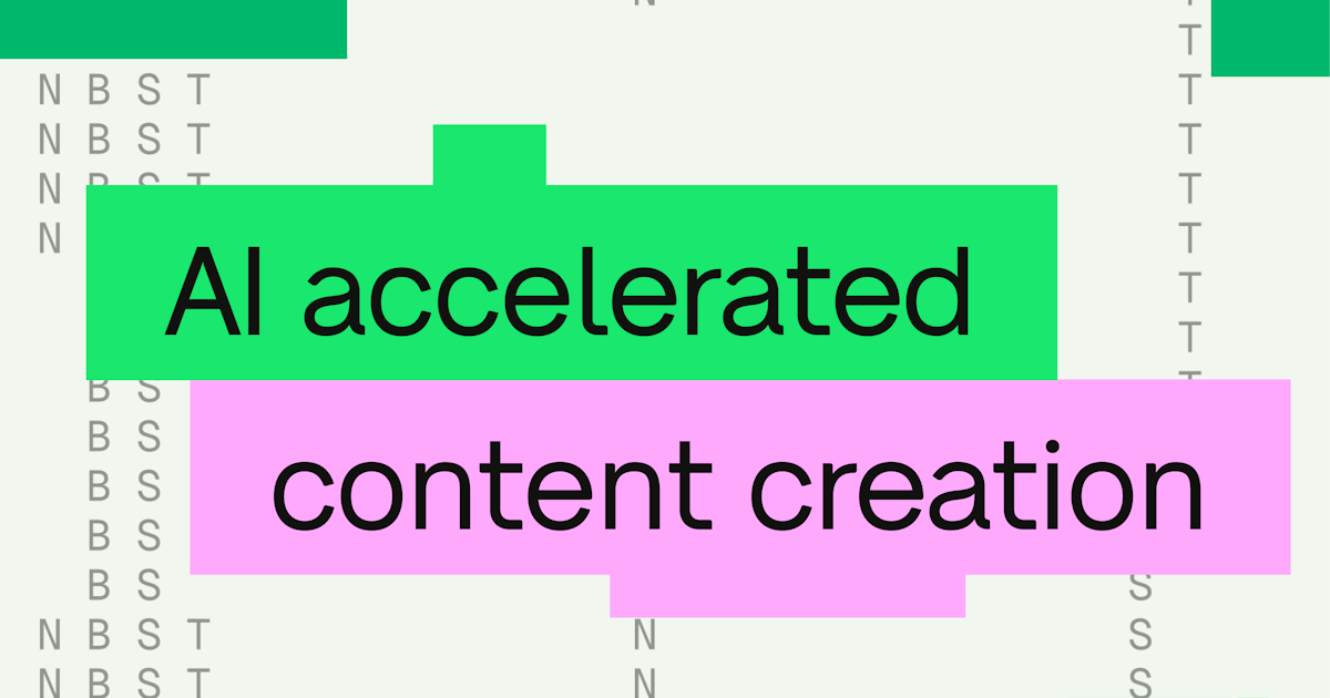 Four ML models that accelerate content creation