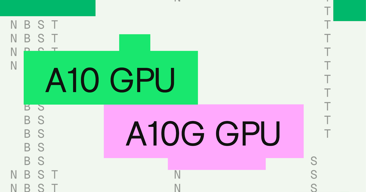 NVIDIA A10 vs A10G for ML model inference