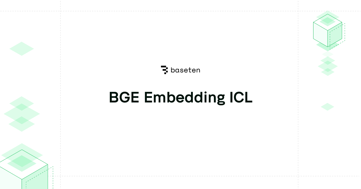 BGE Embedding ICL | Model library