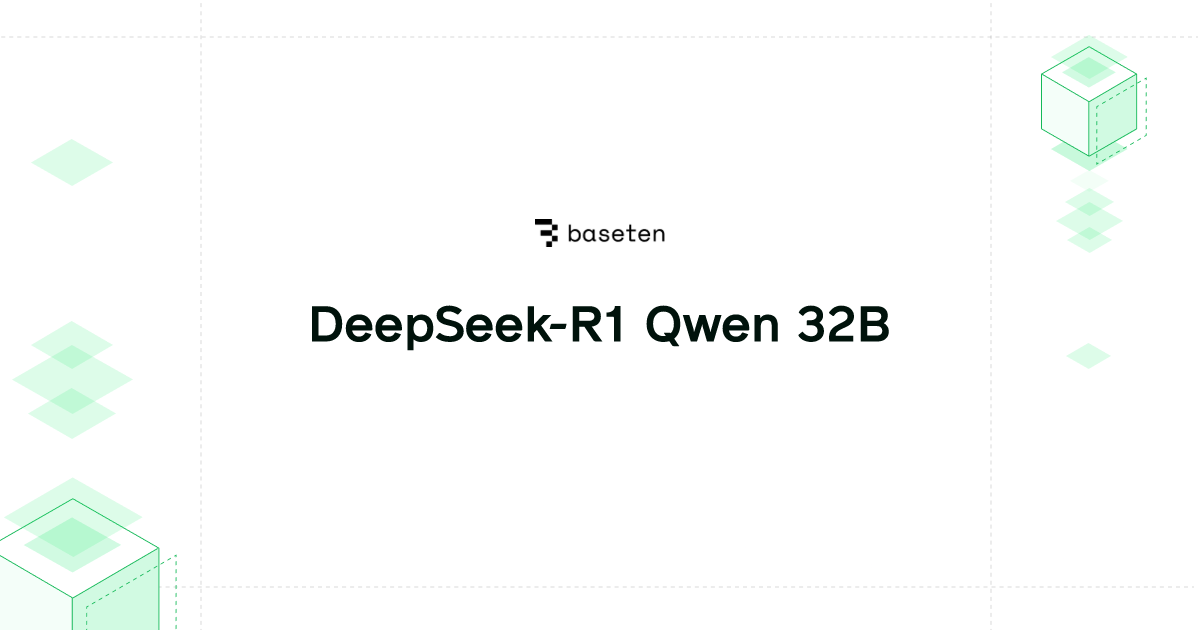 DeepSeek-R1 Qwen 32B | Model library