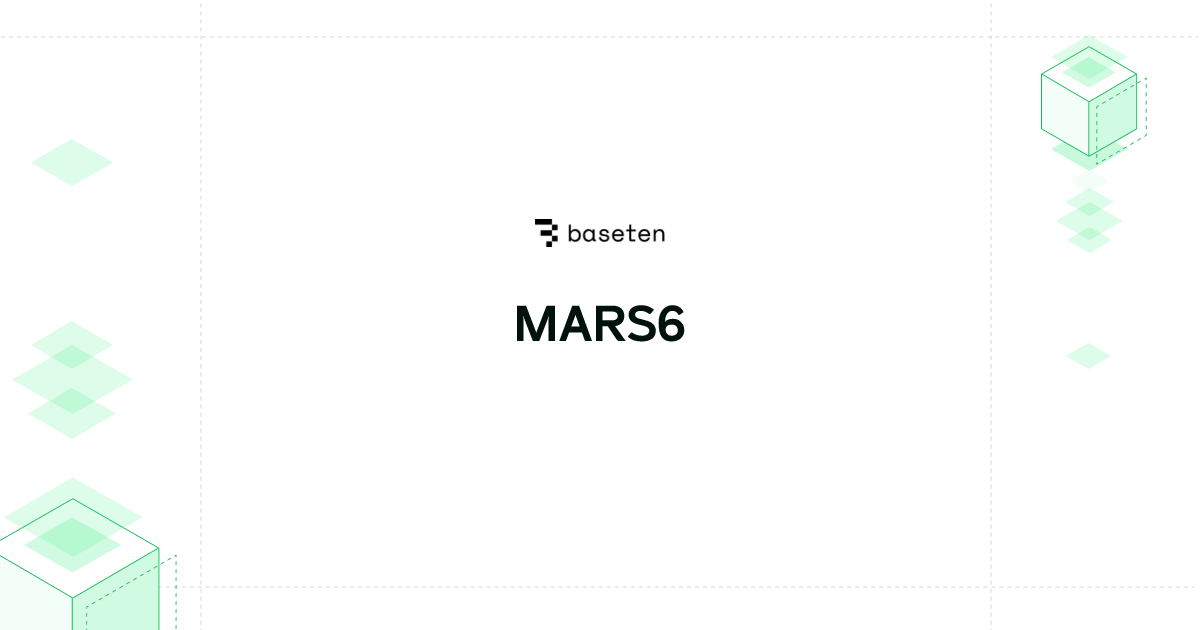MARS6 | Model library