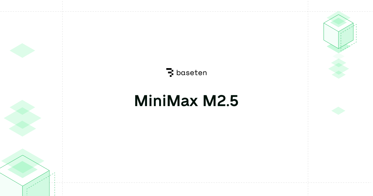 MiniMax M2.5 | Model library