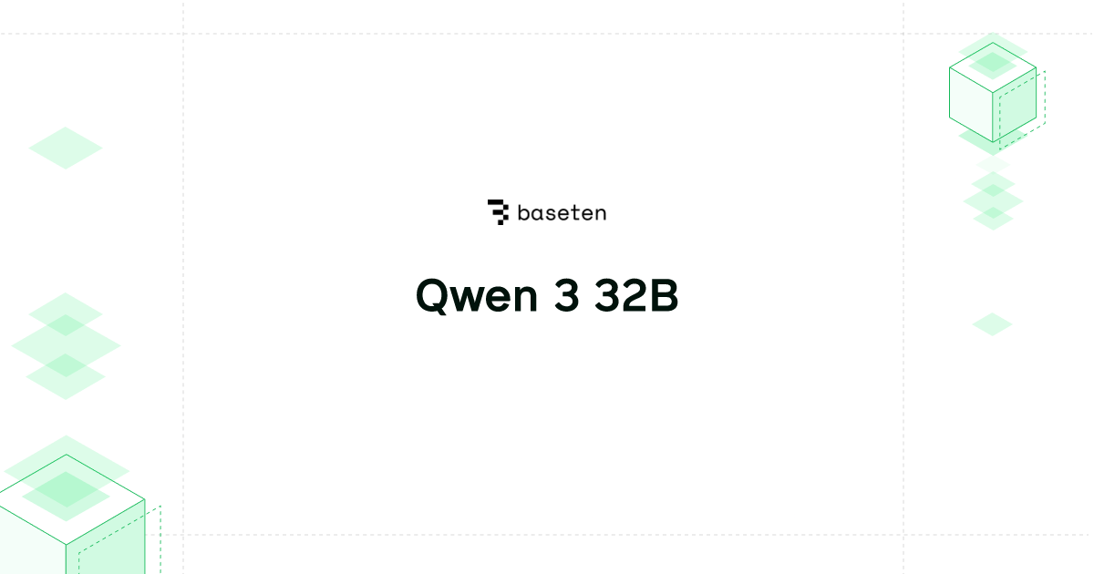 Qwen 3 32B | Model library