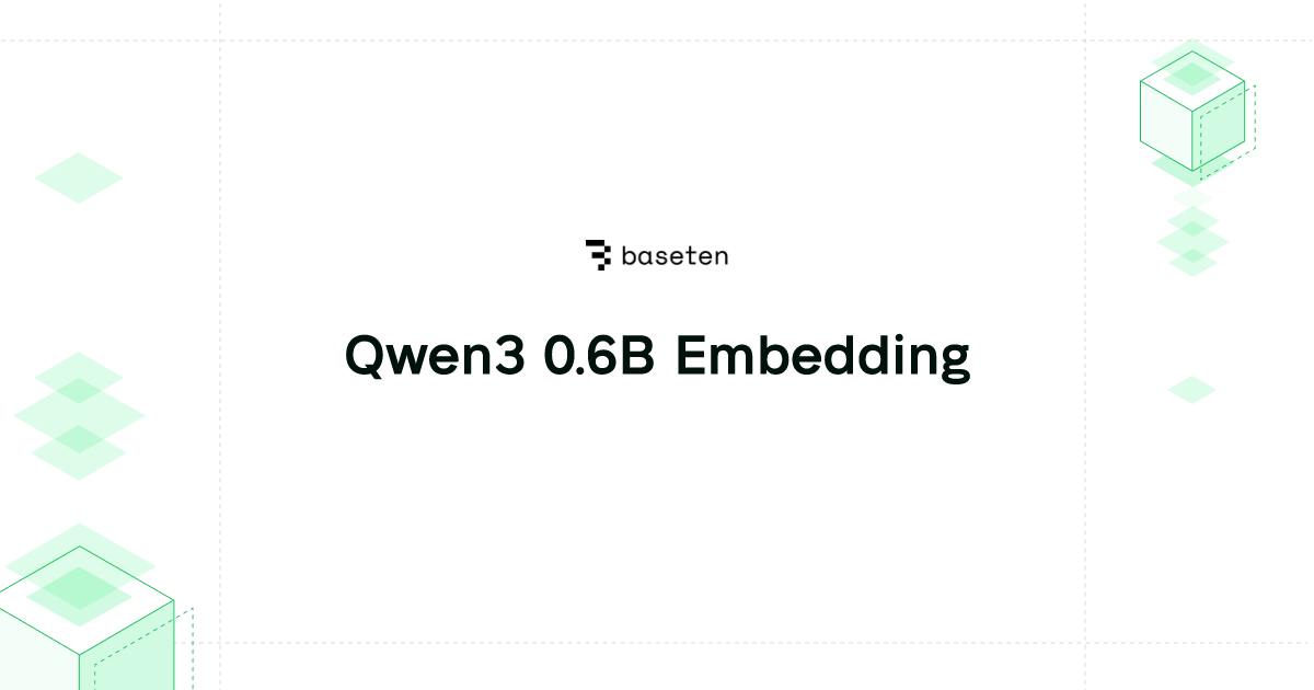 Qwen3 0.6B Embedding | Model library