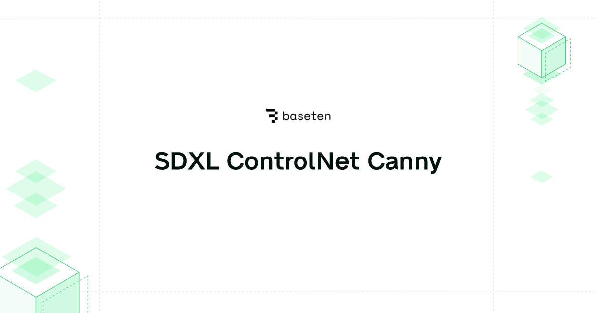 SDXL ControlNet Canny | Model library